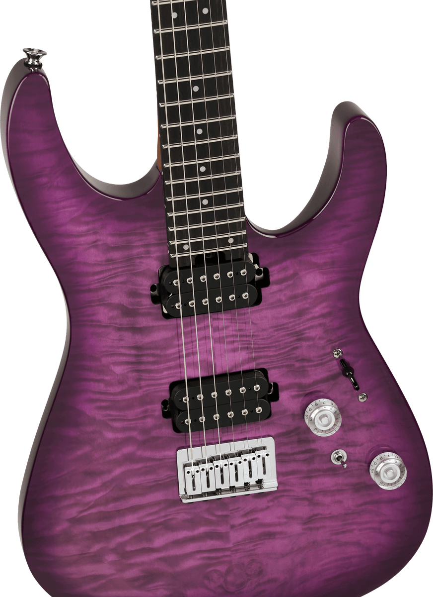 Charvel Pro-Mod DK24 HH FR M Mahogany with Quilt Maple Maple ...