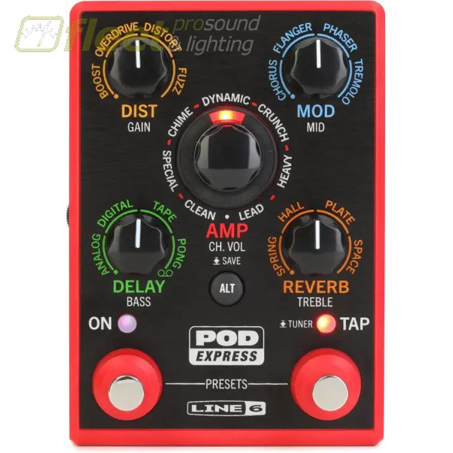 Line 6 POD Express Guitar Multi - Effects Pedal – Fleet Pro Sound