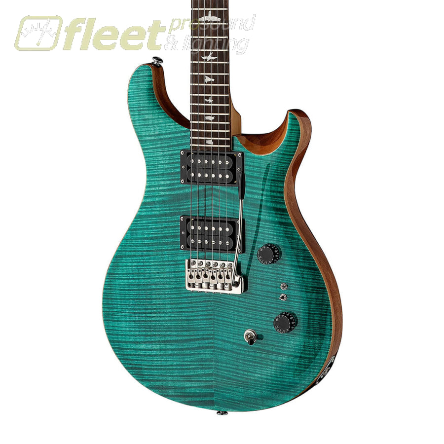 PRS SE Custom 24-08 Electric Guitar Turquoise Finish -C844TU – Fleet ...