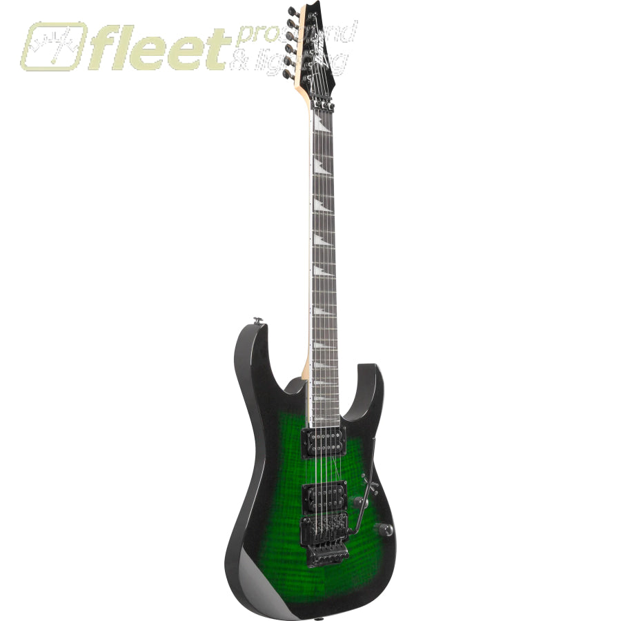 Ibanez GRG320FATEB GIO RG Electric Guitar (Transparent Emerald Burst ...