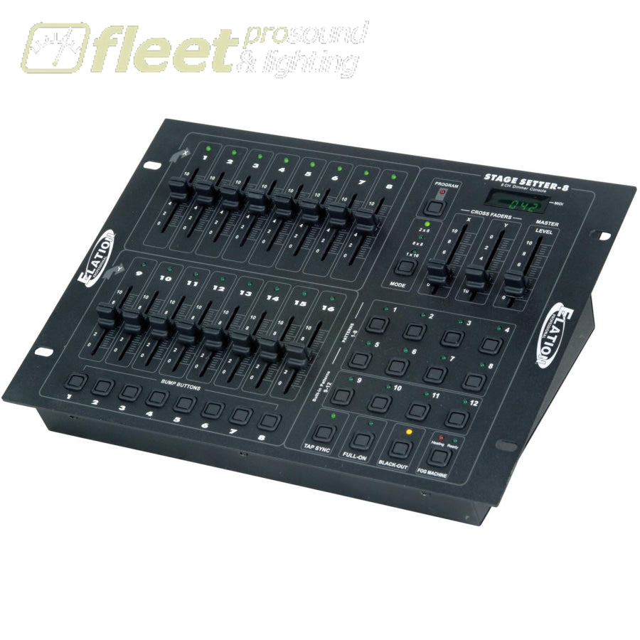 American Dj Stage-Setter-8 8 Ch Dmx Dimmer Controller. 8 Programmable ...