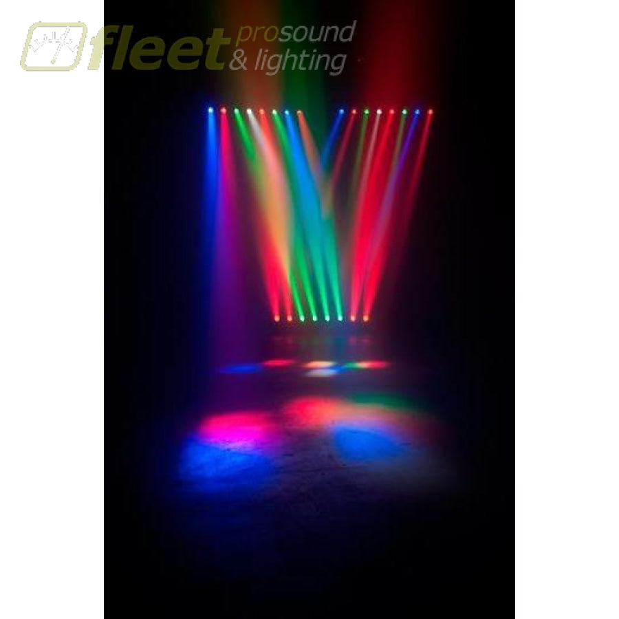 American DJ Sweeper Beam Quad LED - Sweeping Beams & 8 Zone Chase with ...
