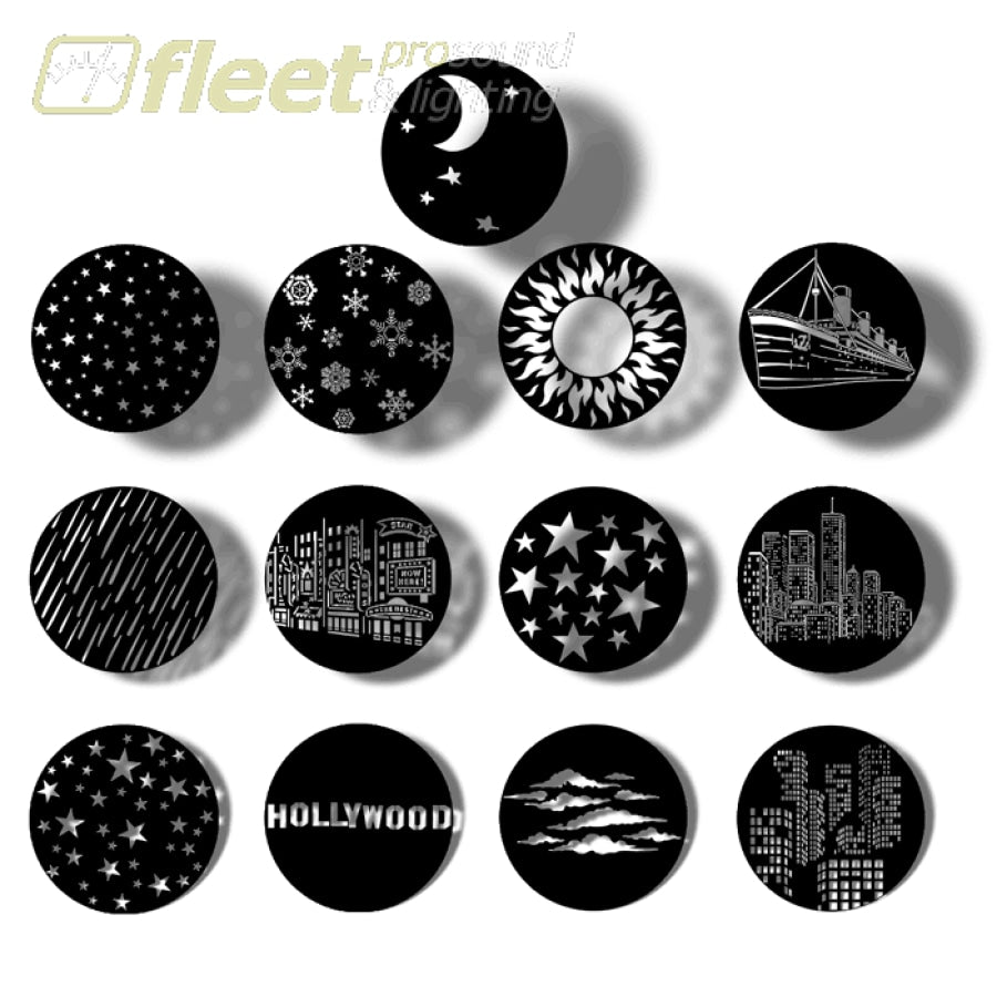 Apollo Steel Gobos Wall/Floor/Backdrop Visuals – Fleet Pro Sound