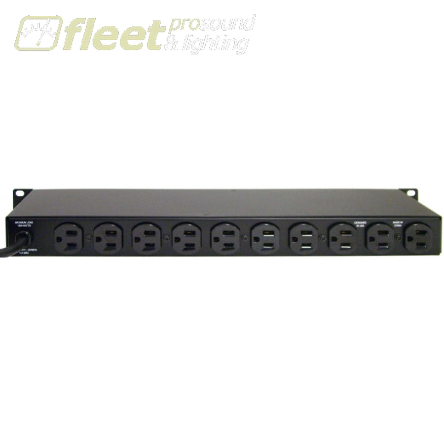 Furman D10-PFP Rack Mount Power Distributor – Fleet Pro Sound