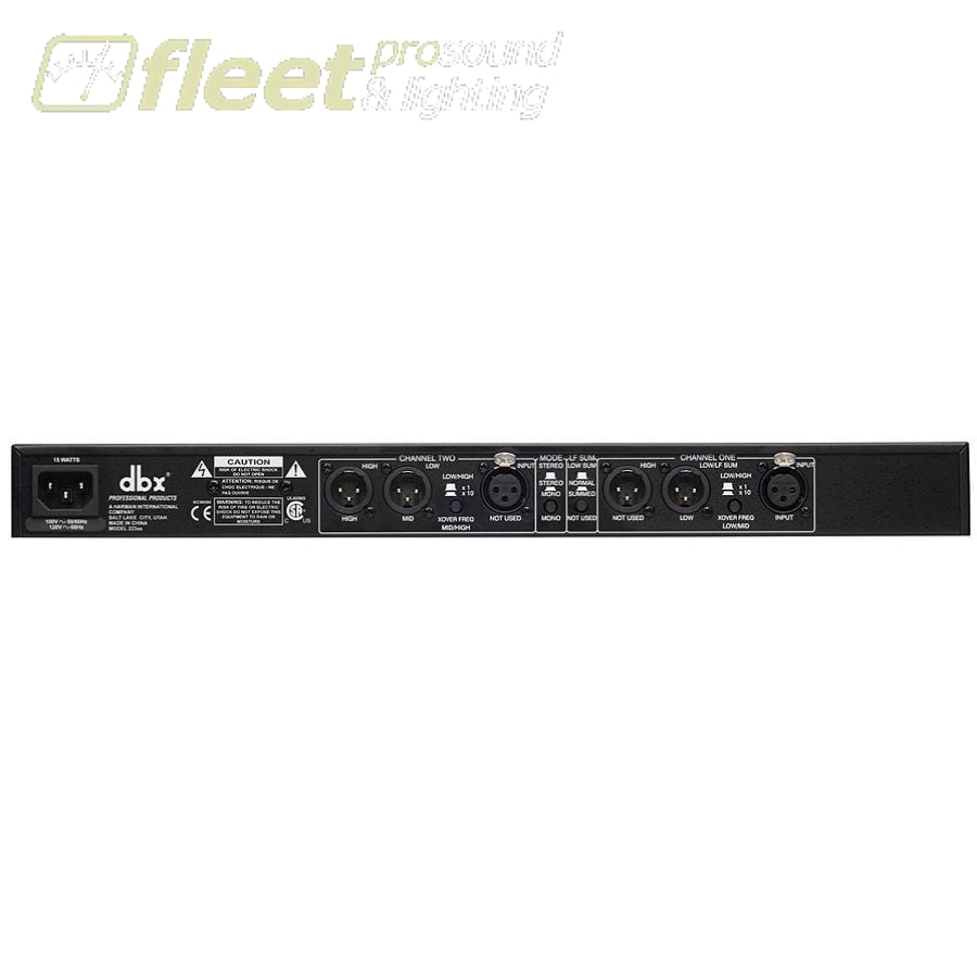 DBX Stereo 2-Way Mono 3-Way Crossover – Fleet Pro Sound