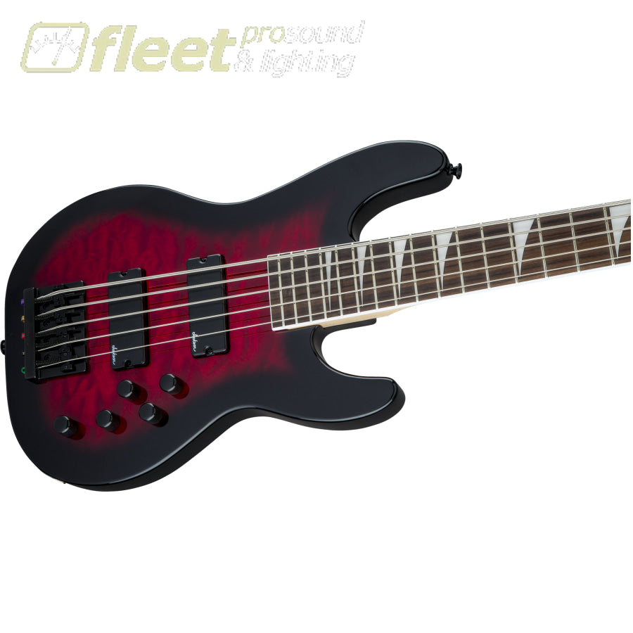 Jackson JS Series Concert Bass JS3VQ Amaranth Fingerboard 5 String Bass ...