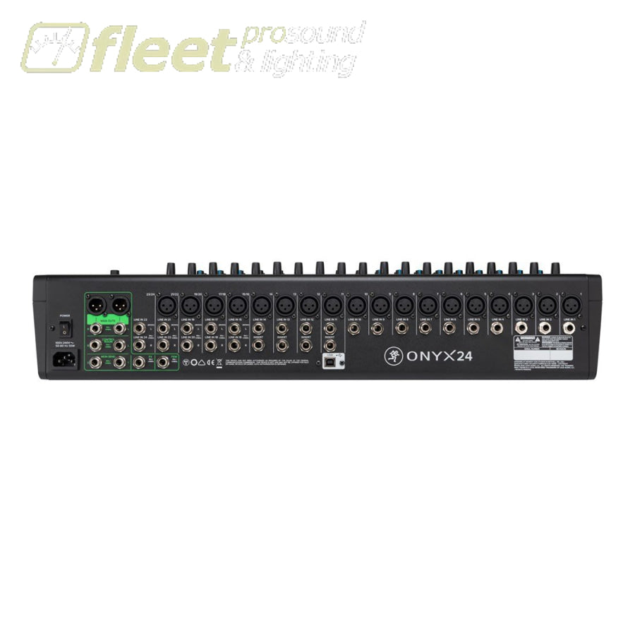 Mackie ONYX24 24-Channel Analog Mixer with USB – Fleet Pro Sound
