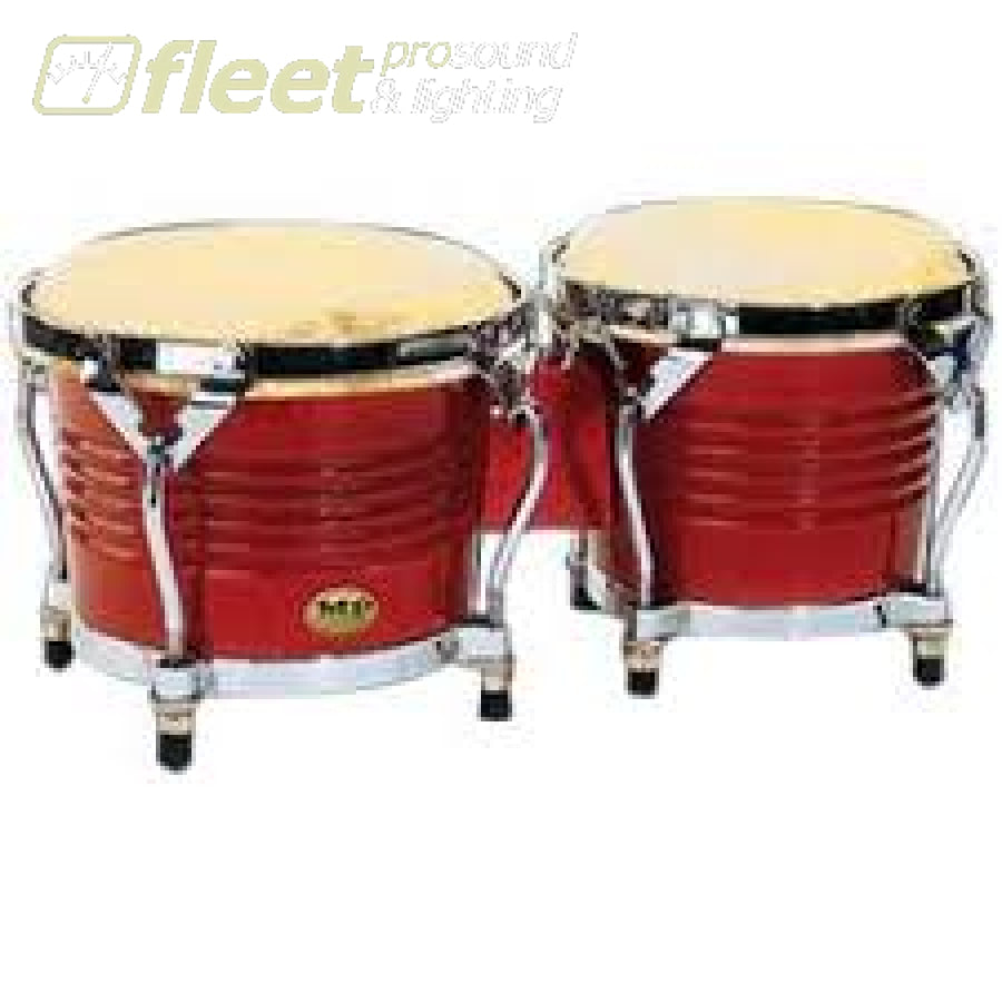 MANO PERCUSSION BONGOS - RED WOOD FINISH – Fleet Pro Sound