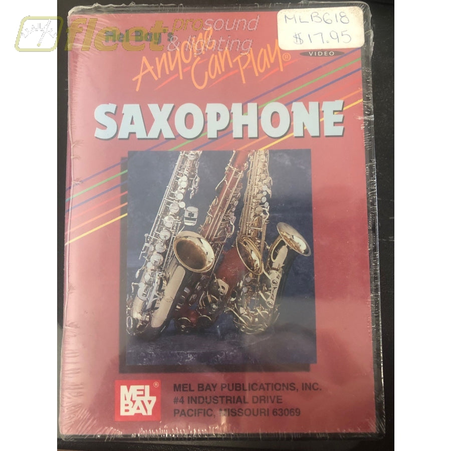 Mel Bay Anyone Can play Saxophone DVD Instructional Video – Fleet Pro Sound