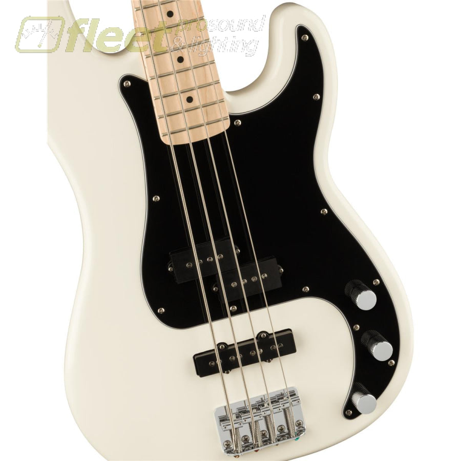 SQUIER AFFINITY P BASS GUITAR PJ MAPLE IN OLYMPIC WHITE - 0378553505 ...