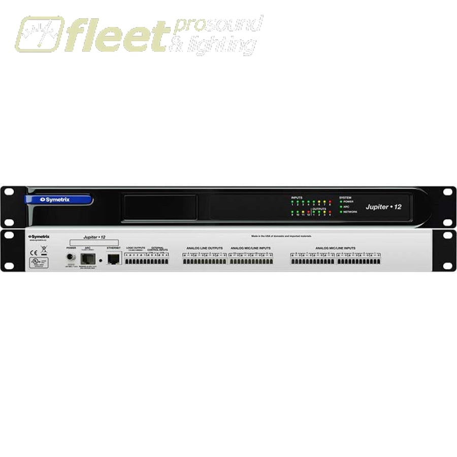 Symetrix Jupiter SYM-JUPITER 12 12 in-4 out App Based Software – Fleet Pro Sound